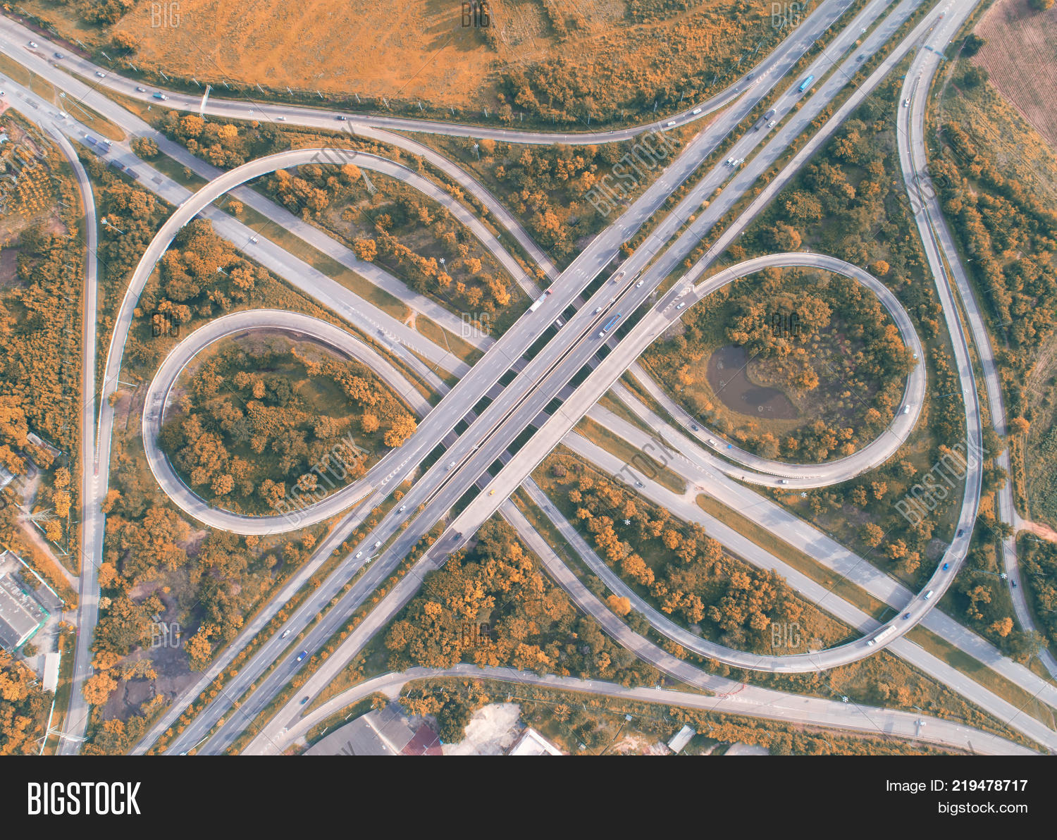 Aerial View Road Image & Photo (Free Trial) | Bigstock