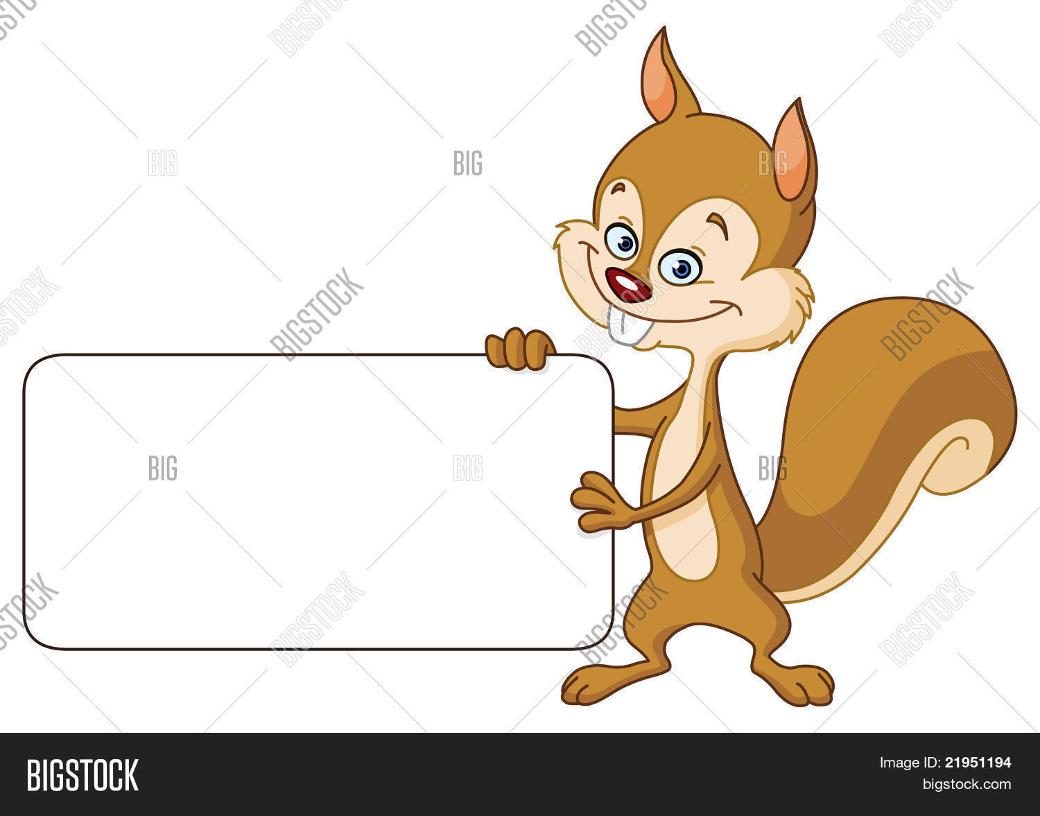 Squirrel Sign Vector & Photo (Free Trial) | Bigstock