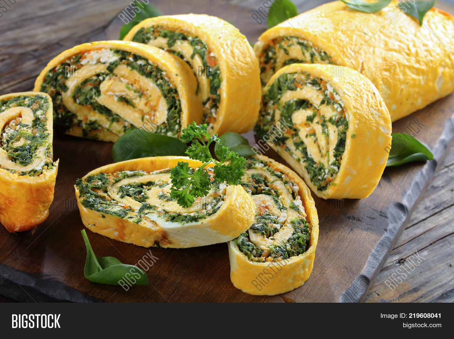 Egg Cheese Roulade Image & Photo (Free Trial) | Bigstock
