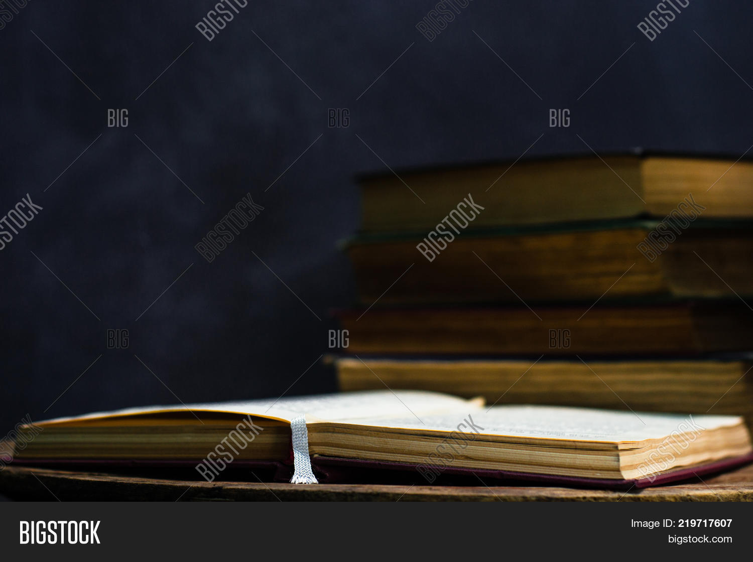 Old Books On Round Image & Photo (Free Trial) | Bigstock