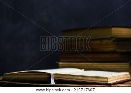 Old Books On Round Image & Photo (Free Trial) | Bigstock