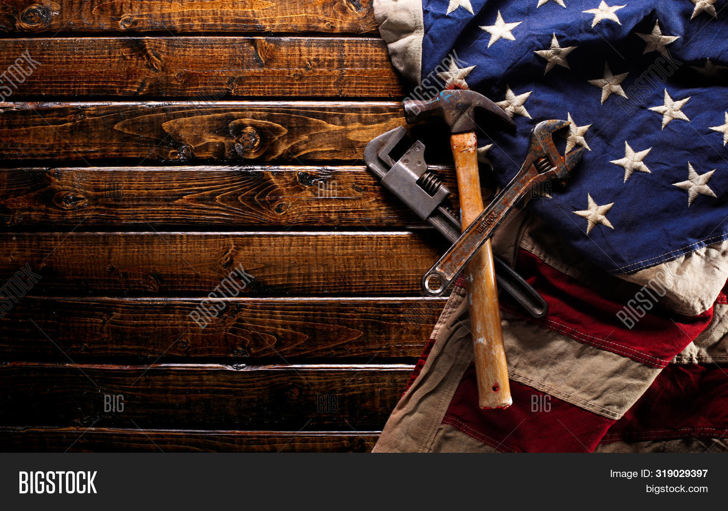 Old Worn Work Tools On Image & Photo (Free Trial) | Bigstock