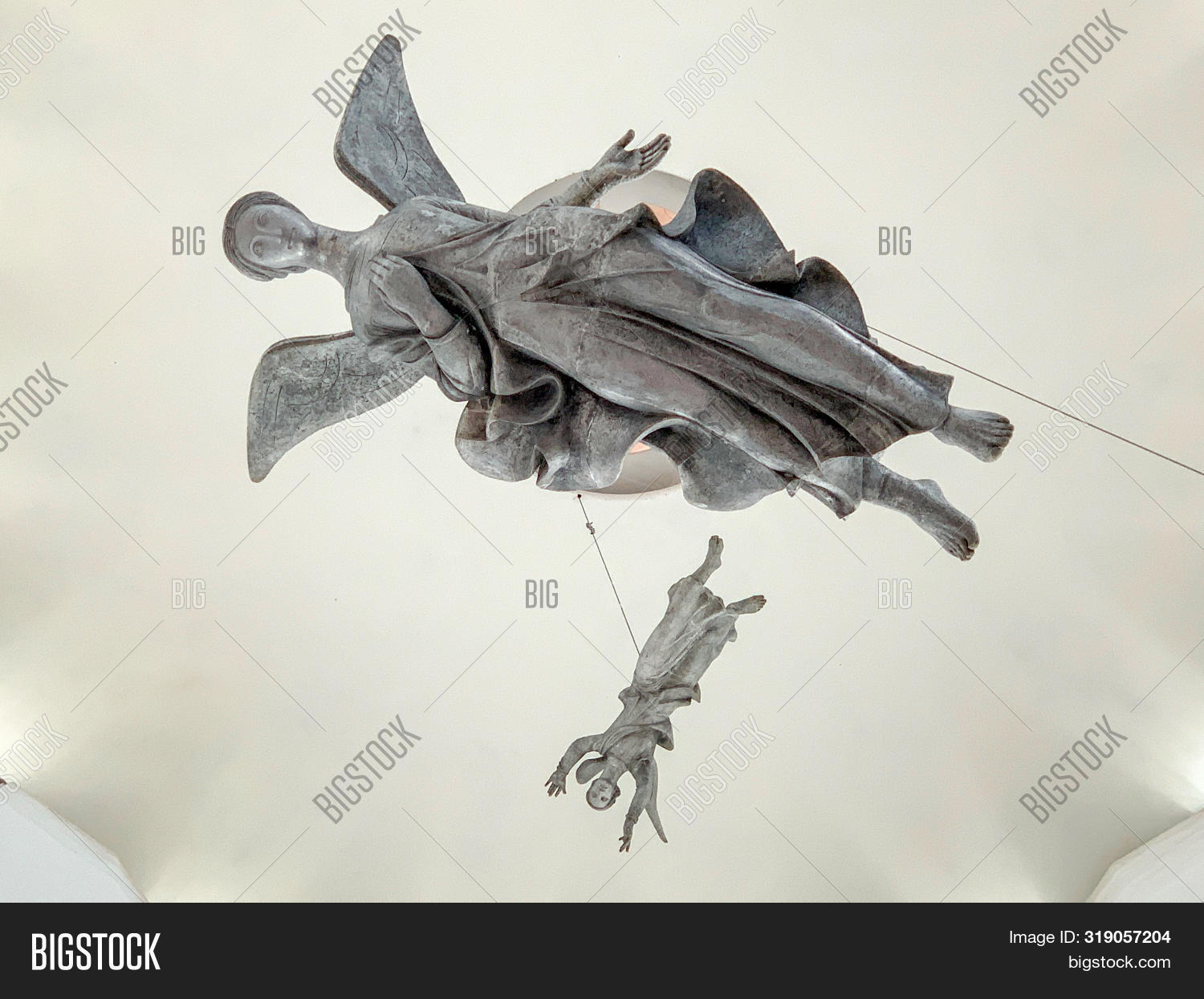 Flying Angel Statues Image & Photo (Free Trial) | Bigstock