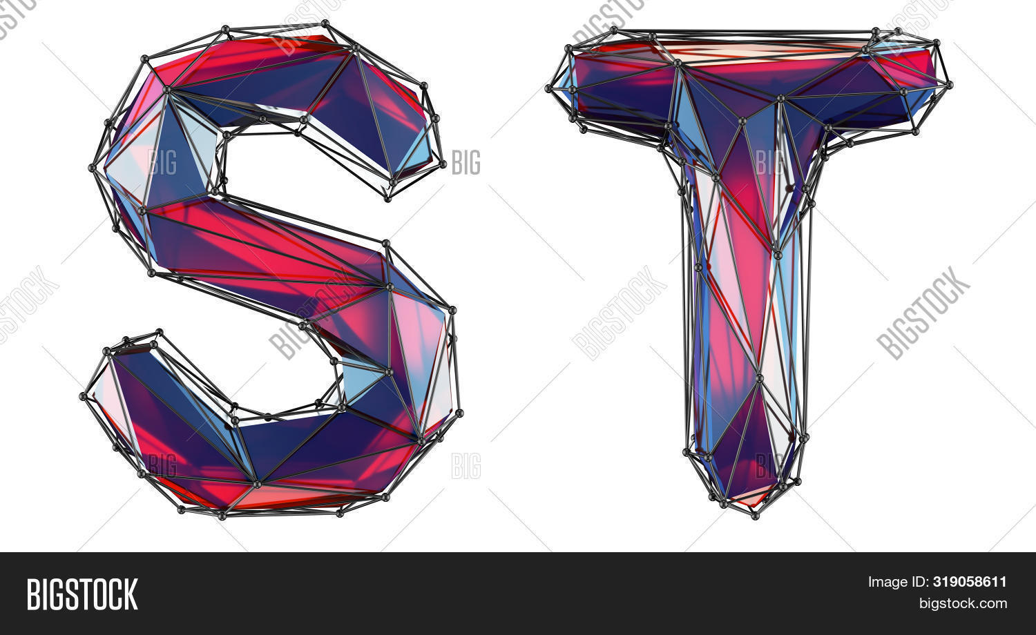 3d Letter T Drawing