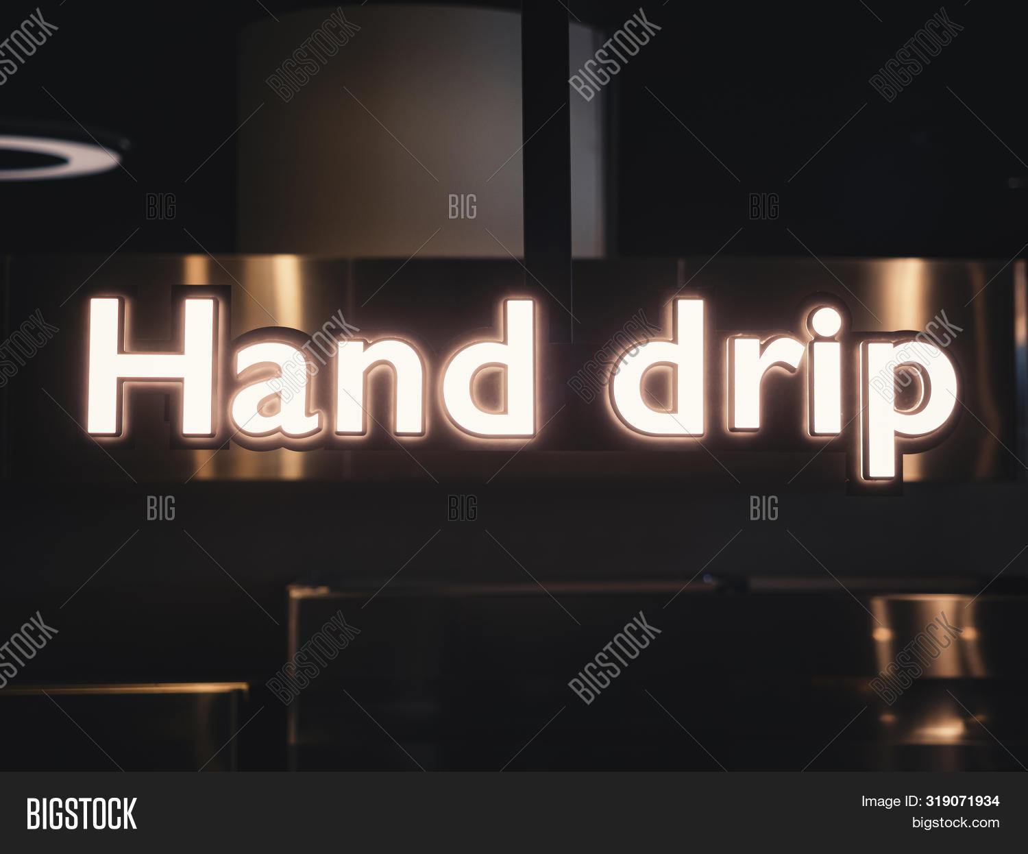 Hand Drip Neon Sign Image & Photo (Free Trial) | Bigstock