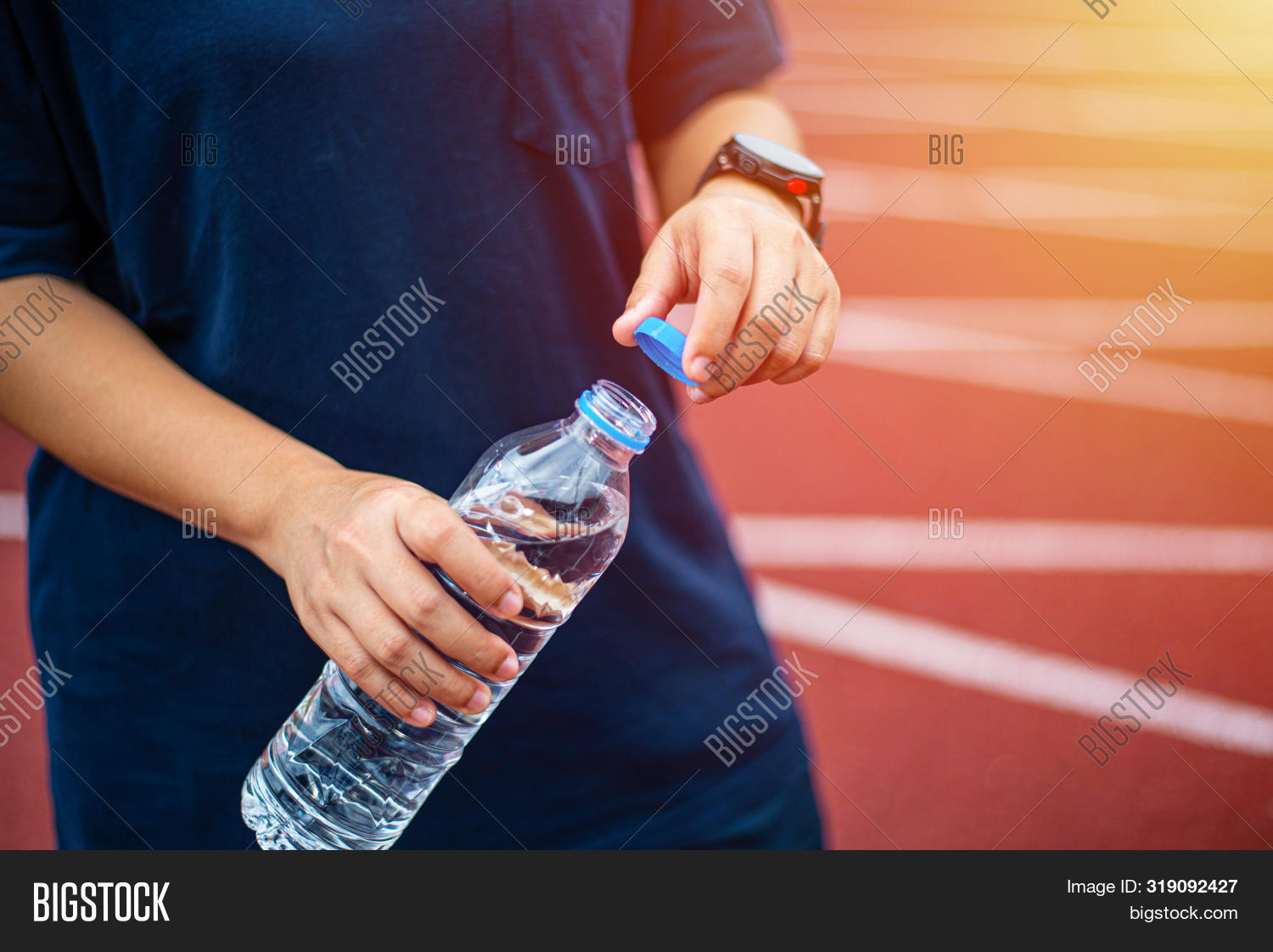 Athletes Running Track Image & Photo (Free Trial) | Bigstock
