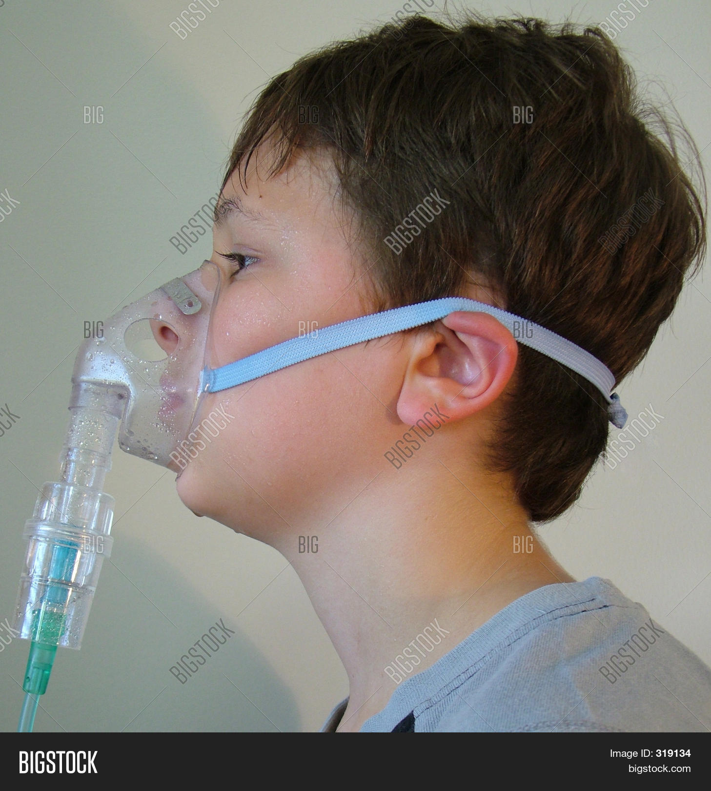 Boy Oxygen Mask Image & Photo (Free Trial) | Bigstock