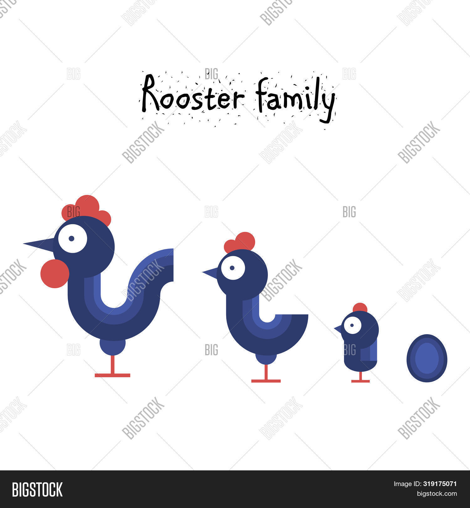 Cube Cute Chicken Vector & Photo (Free Trial) | Bigstock
