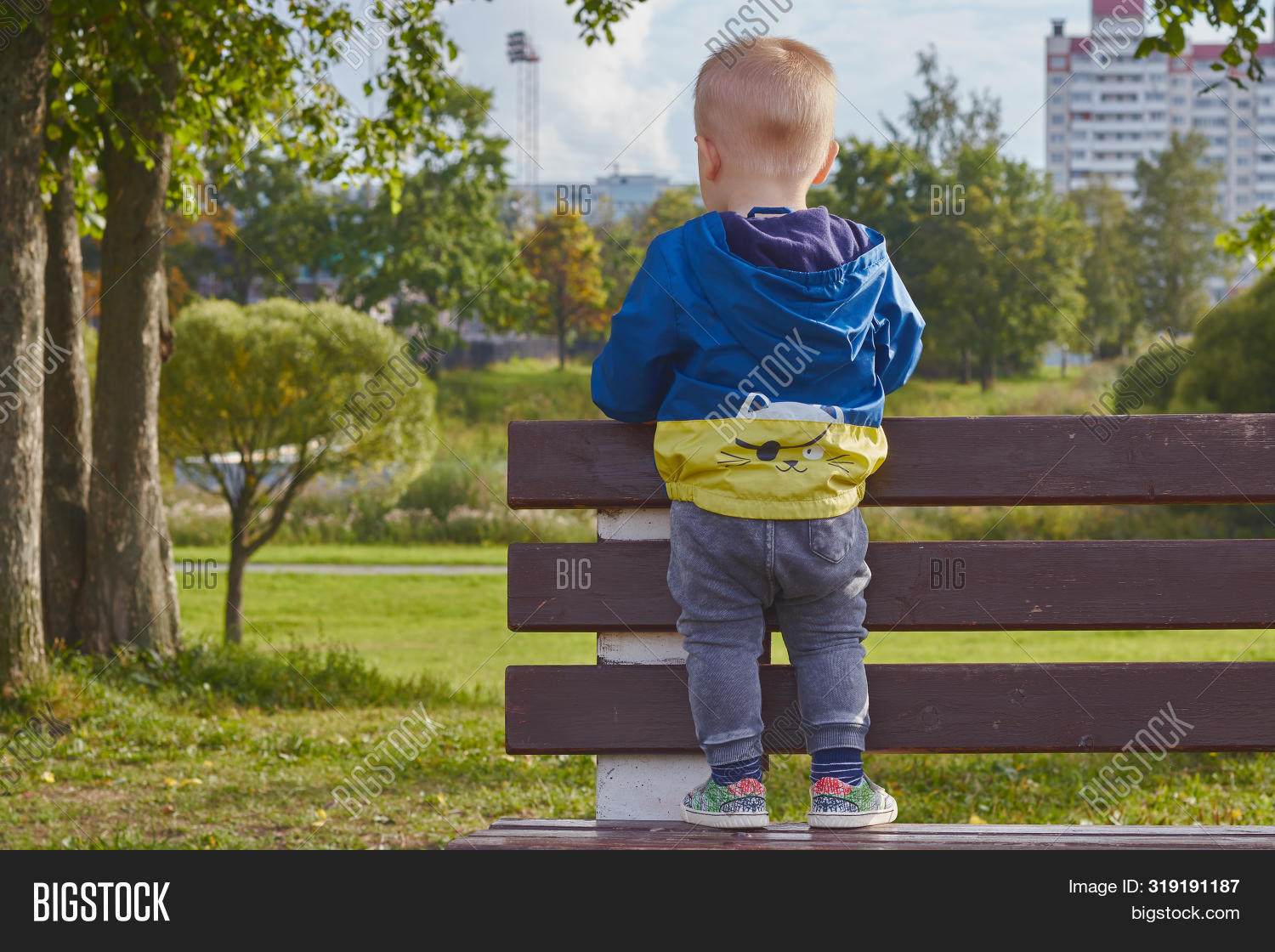 Little Boy Stands His Image & Photo (Free Trial) | Bigstock