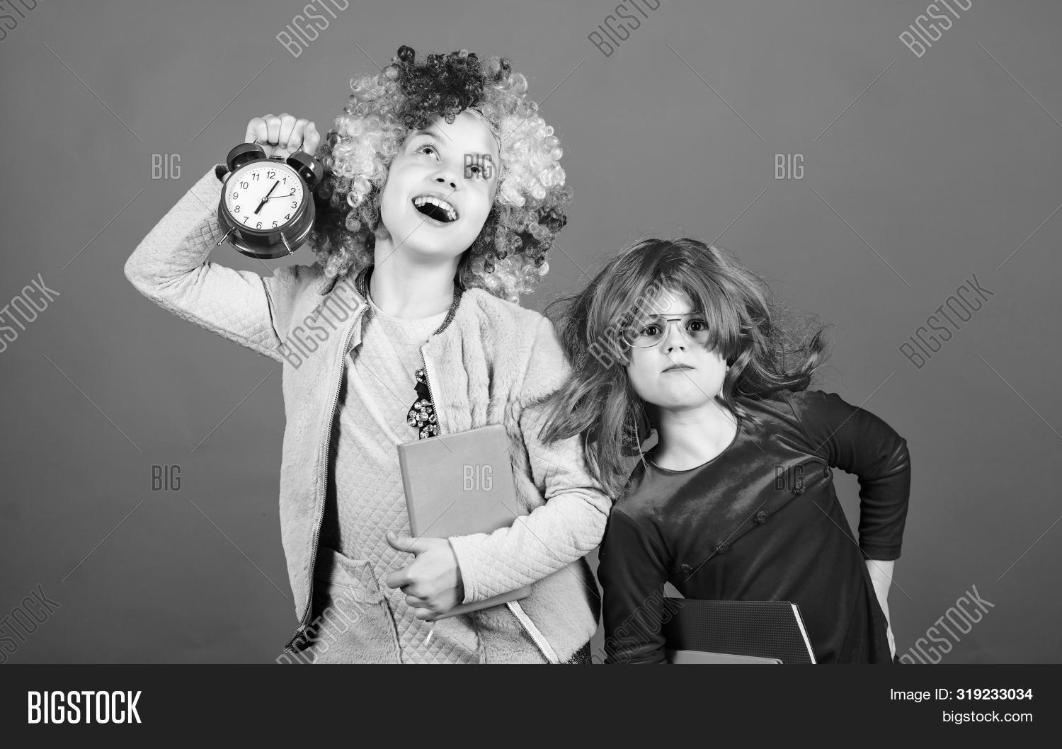 School Alarm. Girl Image & Photo (Free Trial) | Bigstock