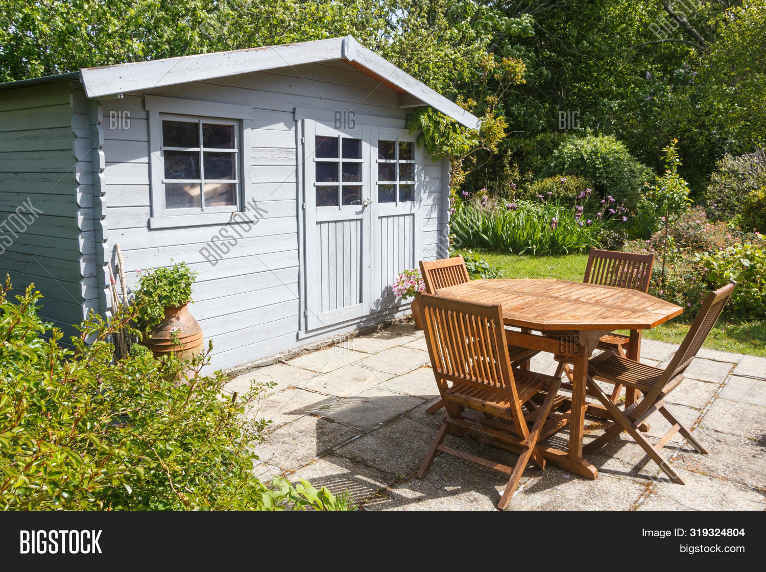 Gray Shed Terrace Image & Photo (Free Trial) | Bigstock