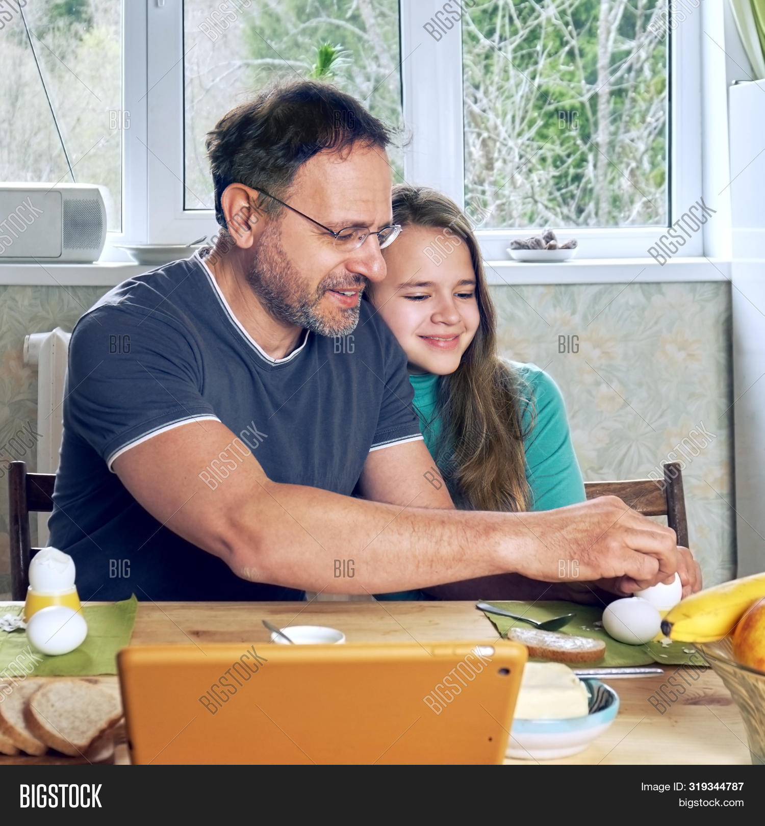 Father Helps Her Image & Photo (Free Trial) | Bigstock