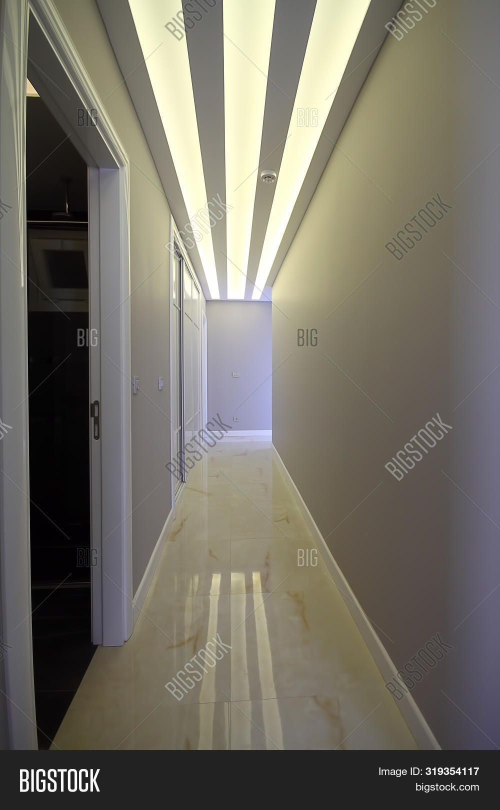 Long Corridor Doors Image & Photo (Free Trial) | Bigstock