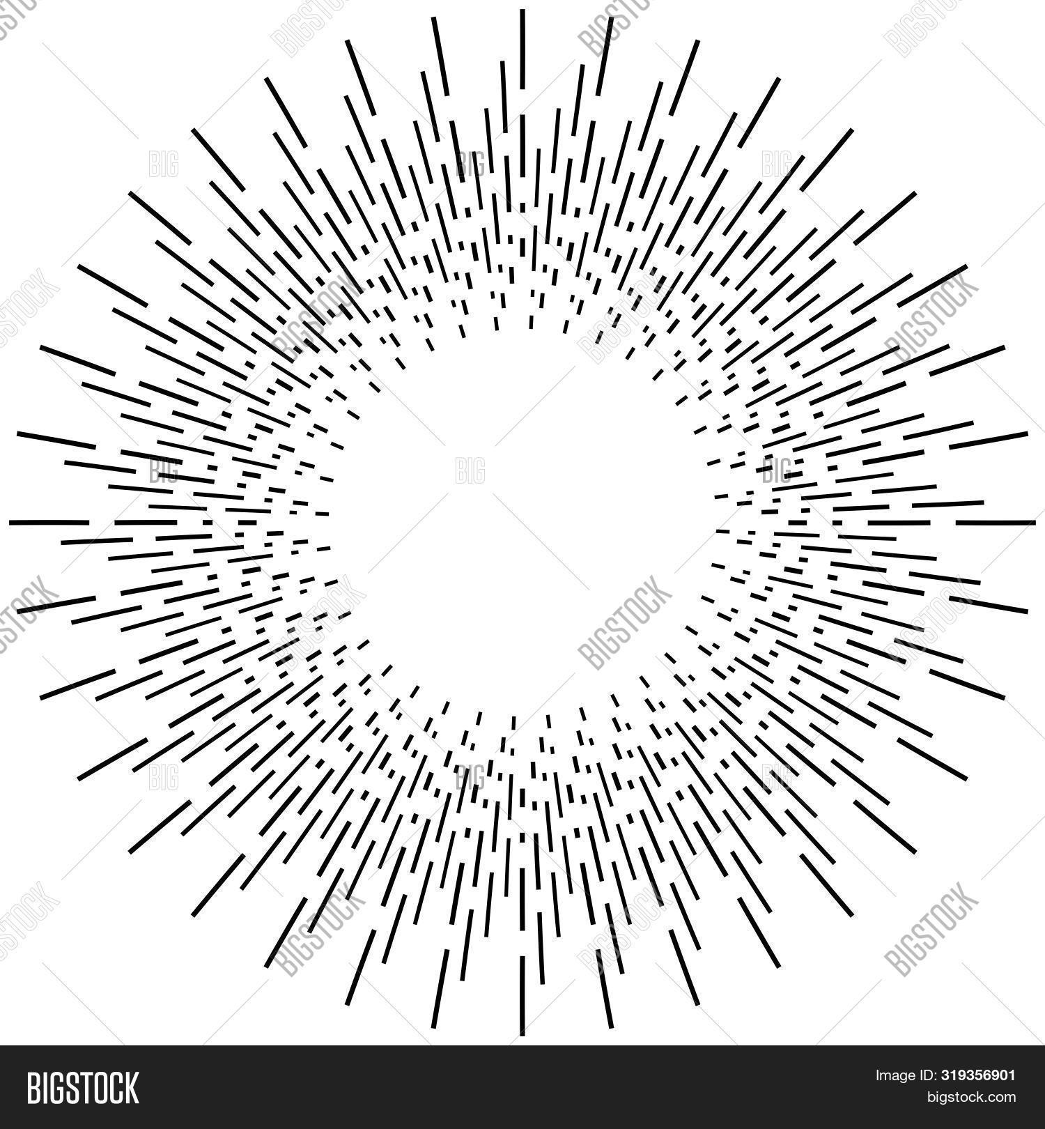 Radial Ray, Beam Vector & Photo (Free Trial) | Bigstock