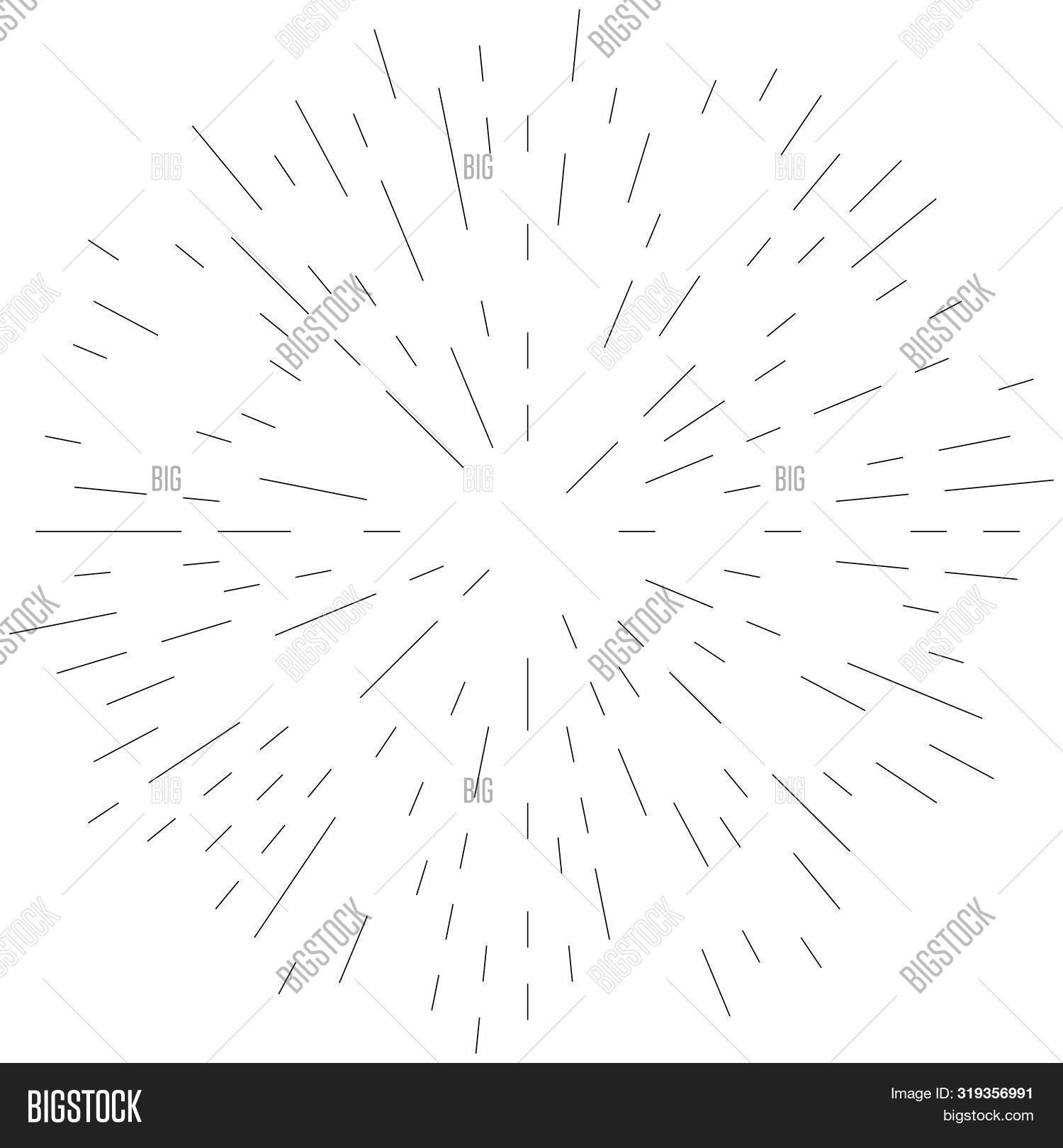 Radial Ray, Beam Vector & Photo (Free Trial) | Bigstock