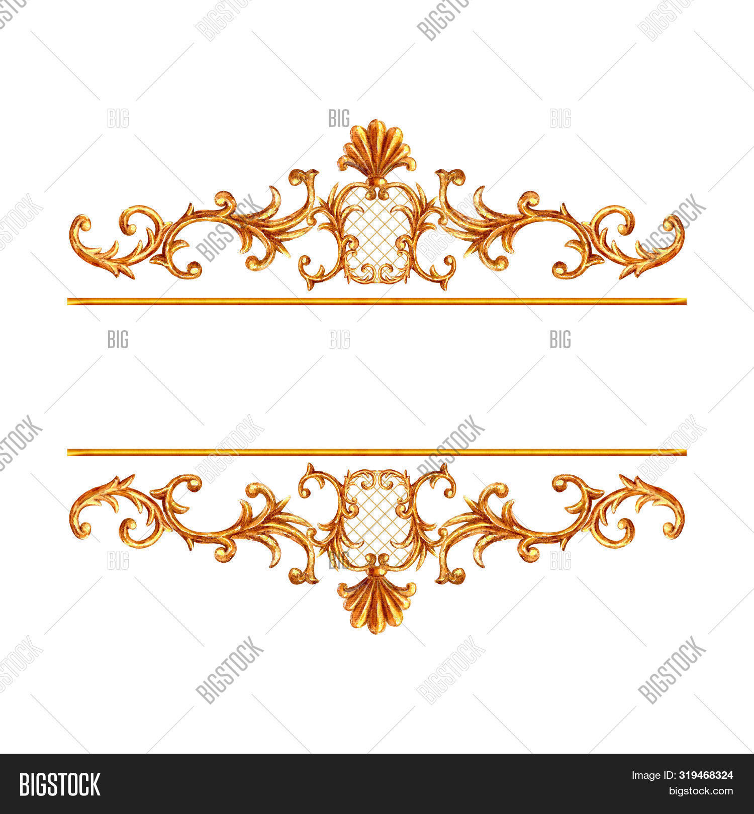 Gold Baroque Design