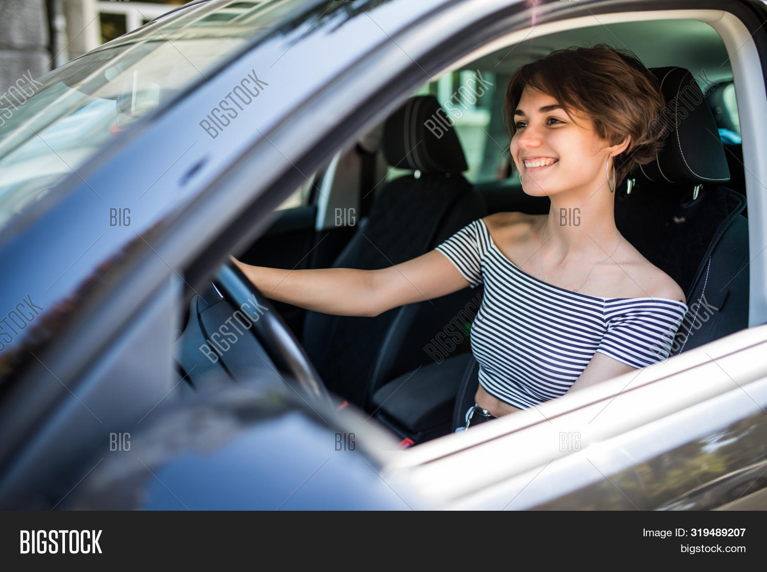 Side View Young Happy Image & Photo (Free Trial) | Bigstock