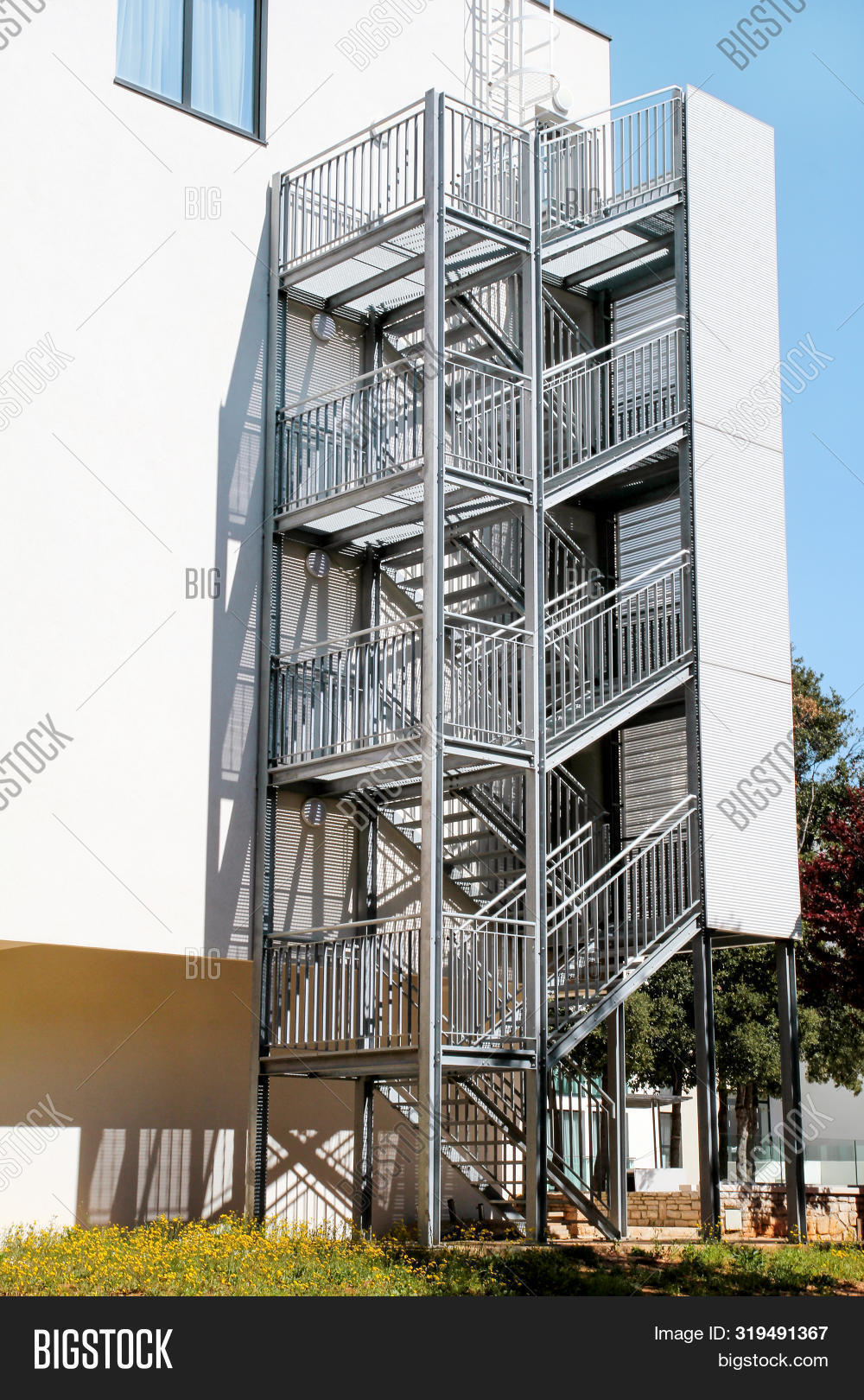 Fire Exit. Metal Fire Image & Photo (Free Trial) | Bigstock