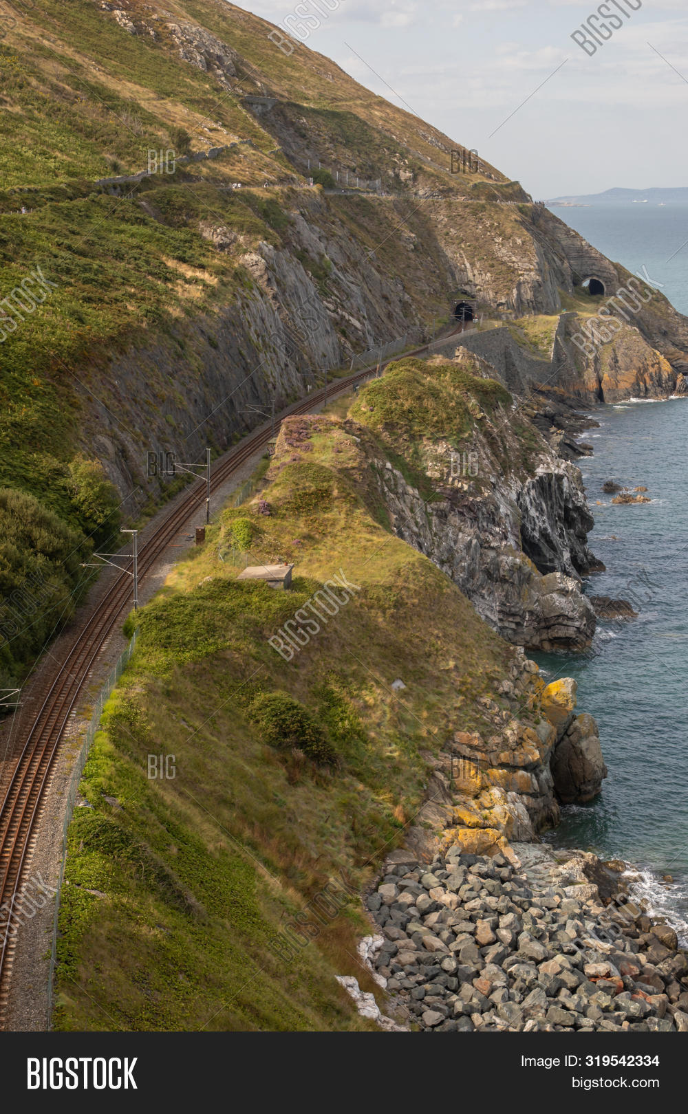 Train Rail Cliff Walk Image & Photo (Free Trial) | Bigstock