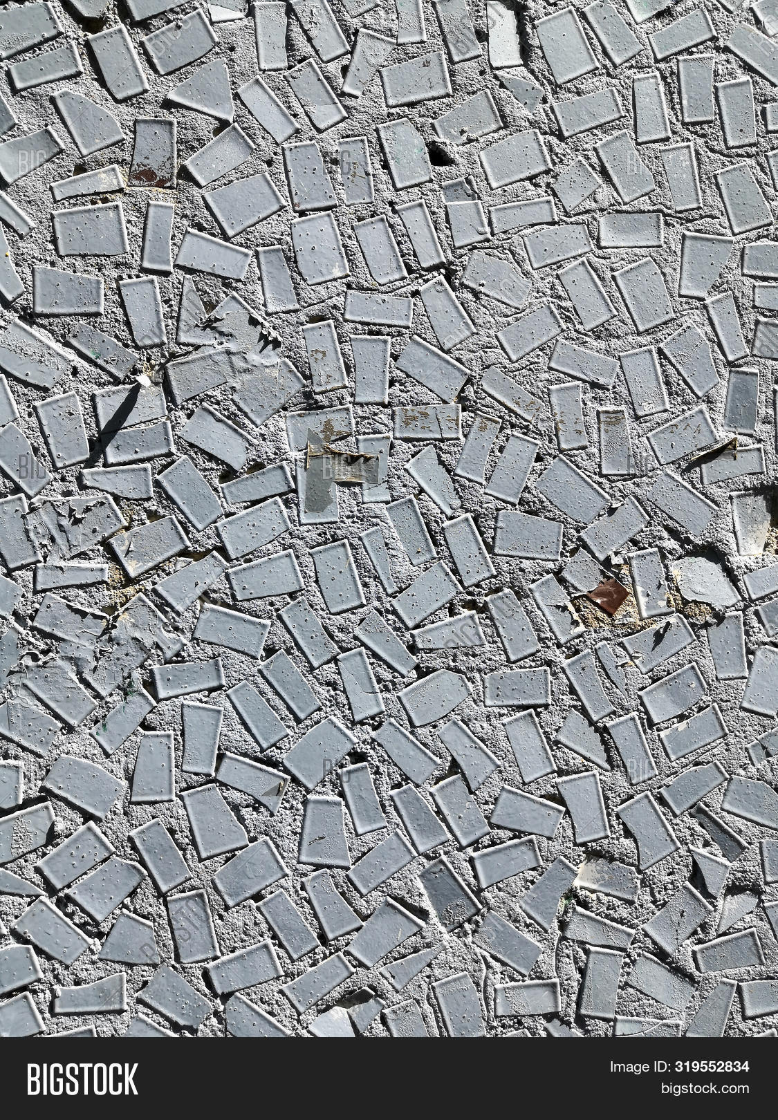 Grey Mosaic Tiles On Image & Photo (Free Trial) | Bigstock