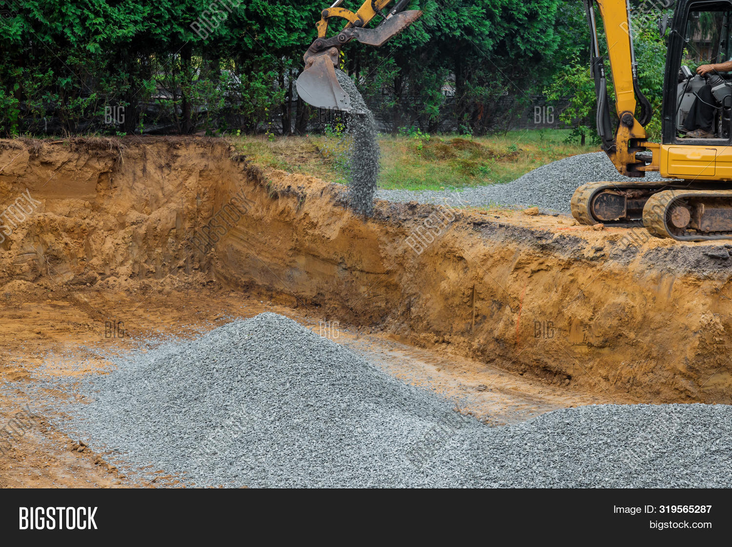 Backfilling Trench Image & Photo (Free Trial) | Bigstock
