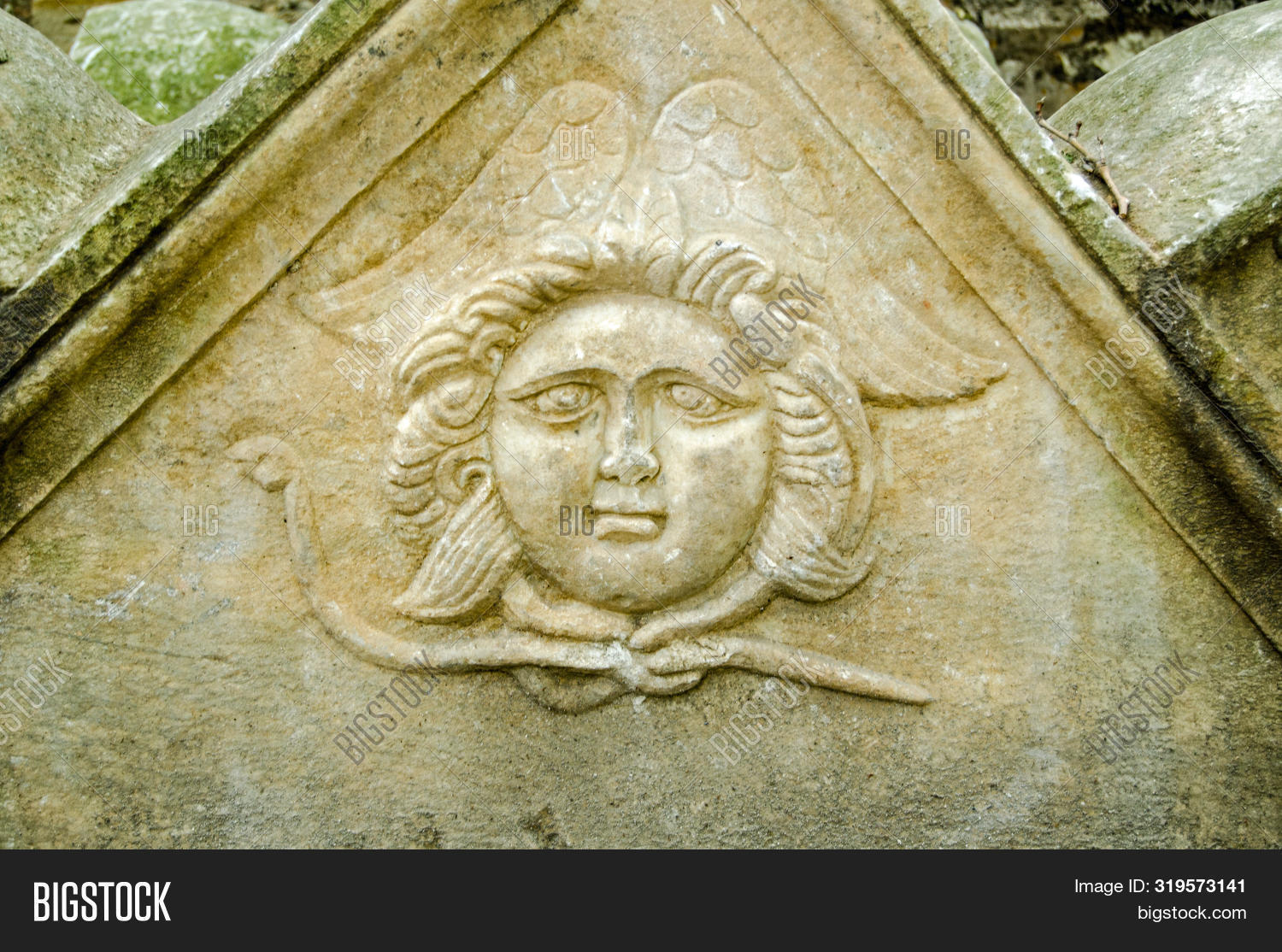 Ancient Carving Angel Image & Photo (Free Trial) | Bigstock