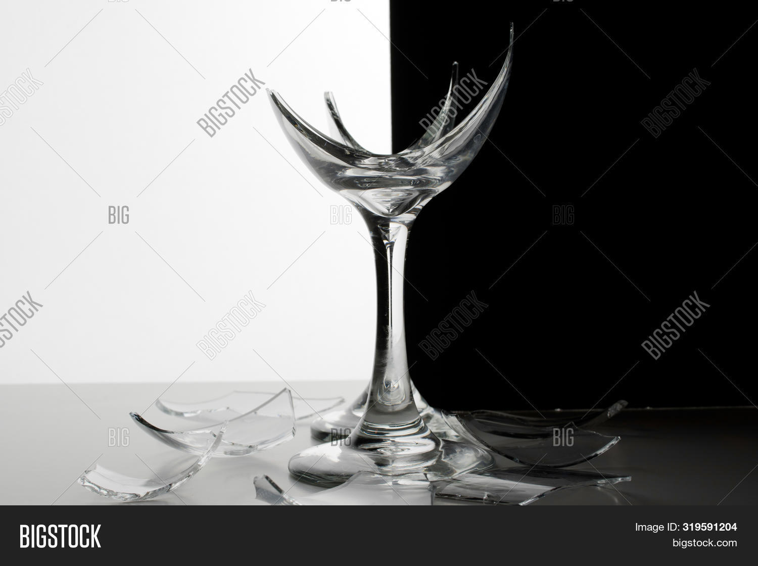 Two Broken Glasses Image & Photo (Free Trial) | Bigstock