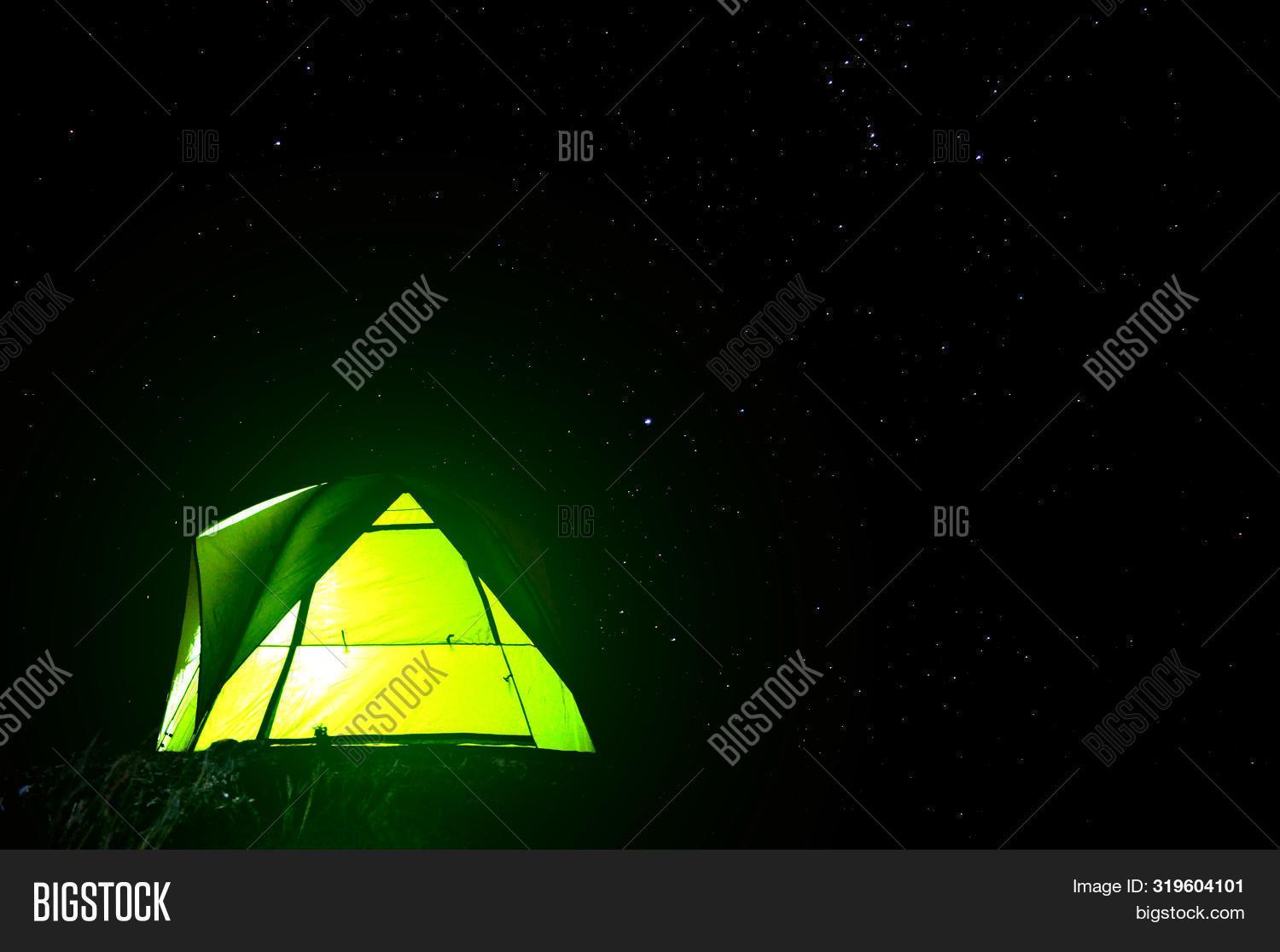 Camping Green Tent Image & Photo (Free Trial) | Bigstock