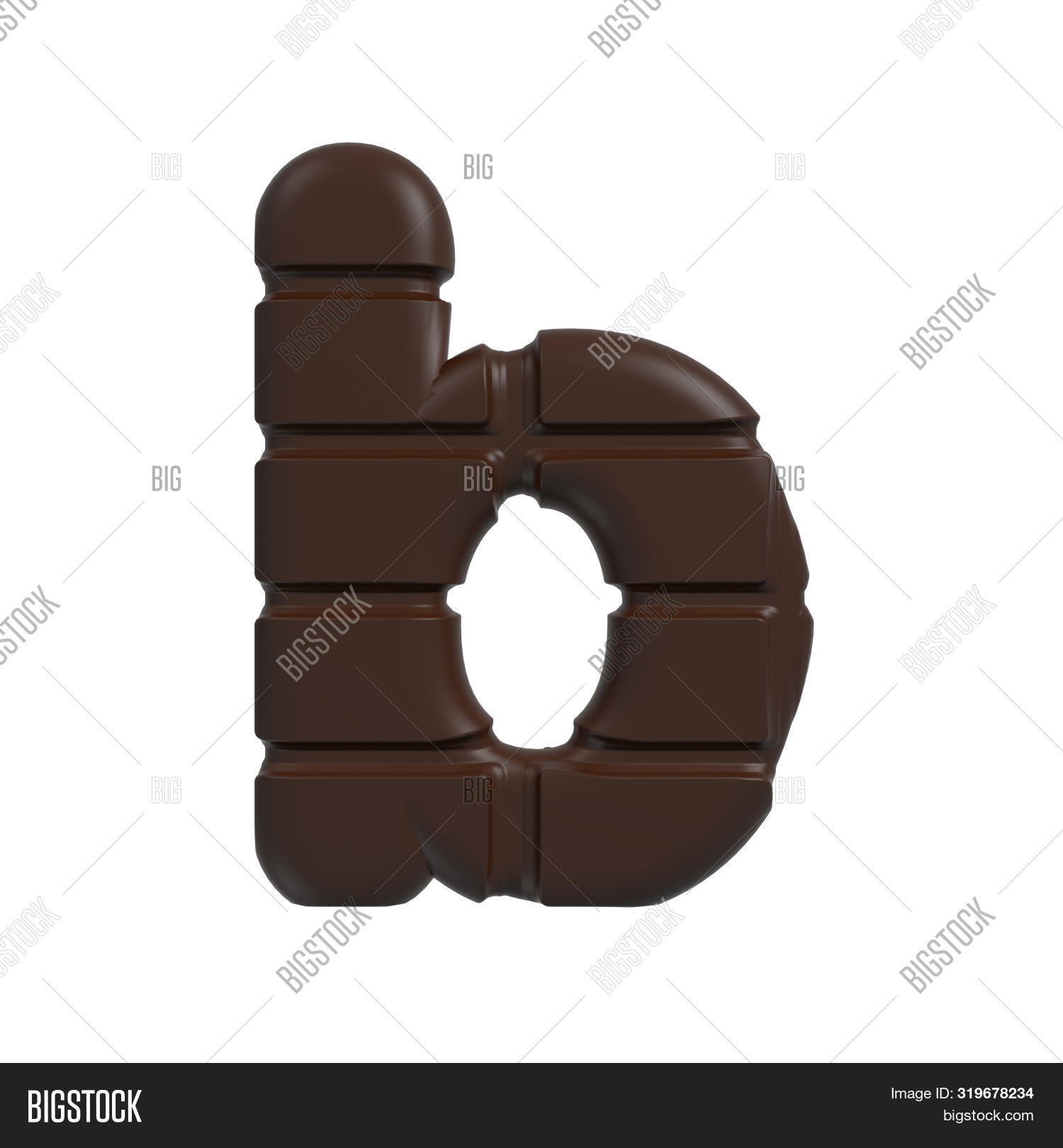 Chocolate Letter B - Image & Photo (Free Trial) | Bigstock