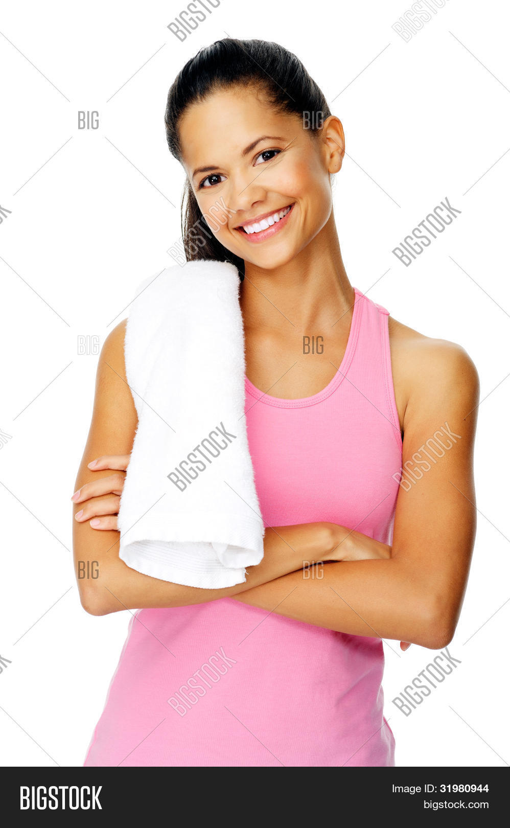 Healthy Fit Woman Gym Image & Photo (Free Trial) | Bigstock