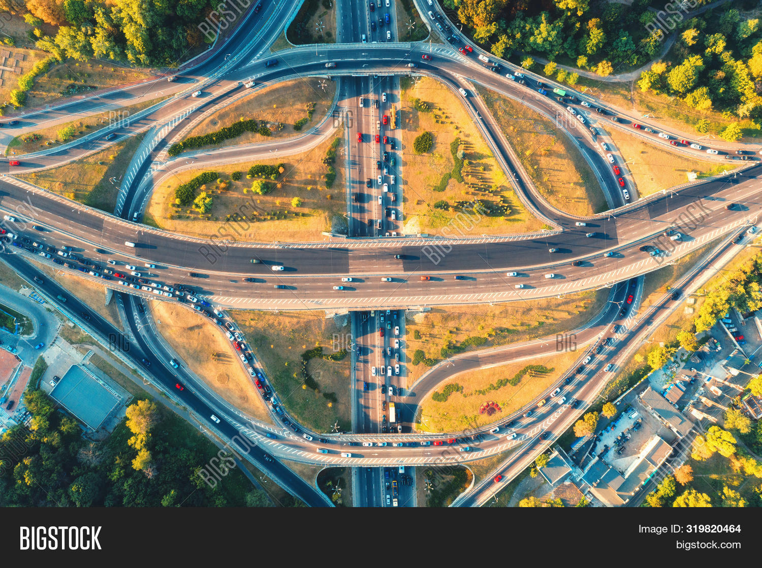 Aerial View Road Image & Photo (Free Trial) | Bigstock