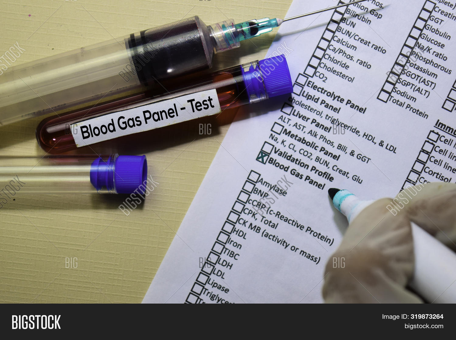 Blood Gas Panel - Test Image & Photo (Free Trial) | Bigstock