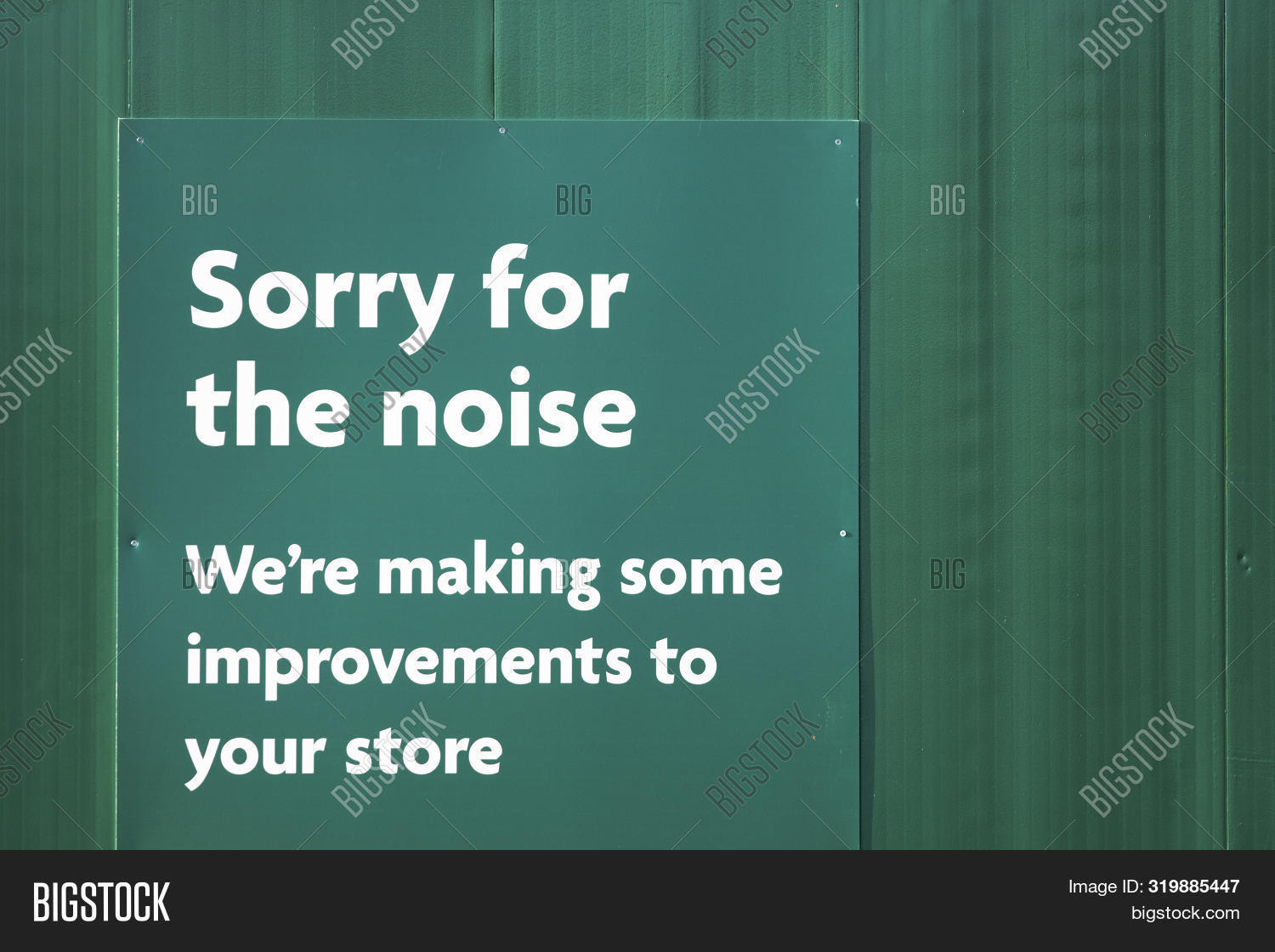 Sorry Noise Sign Image & Photo (Free Trial) | Bigstock