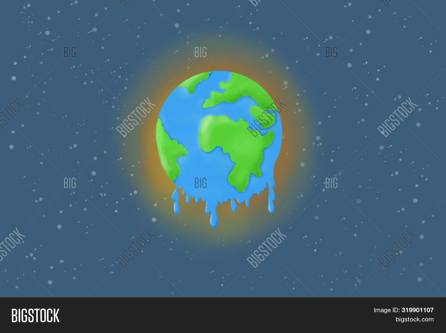 Earth Drawing Global Image & Photo (Free Trial) | Bigstock