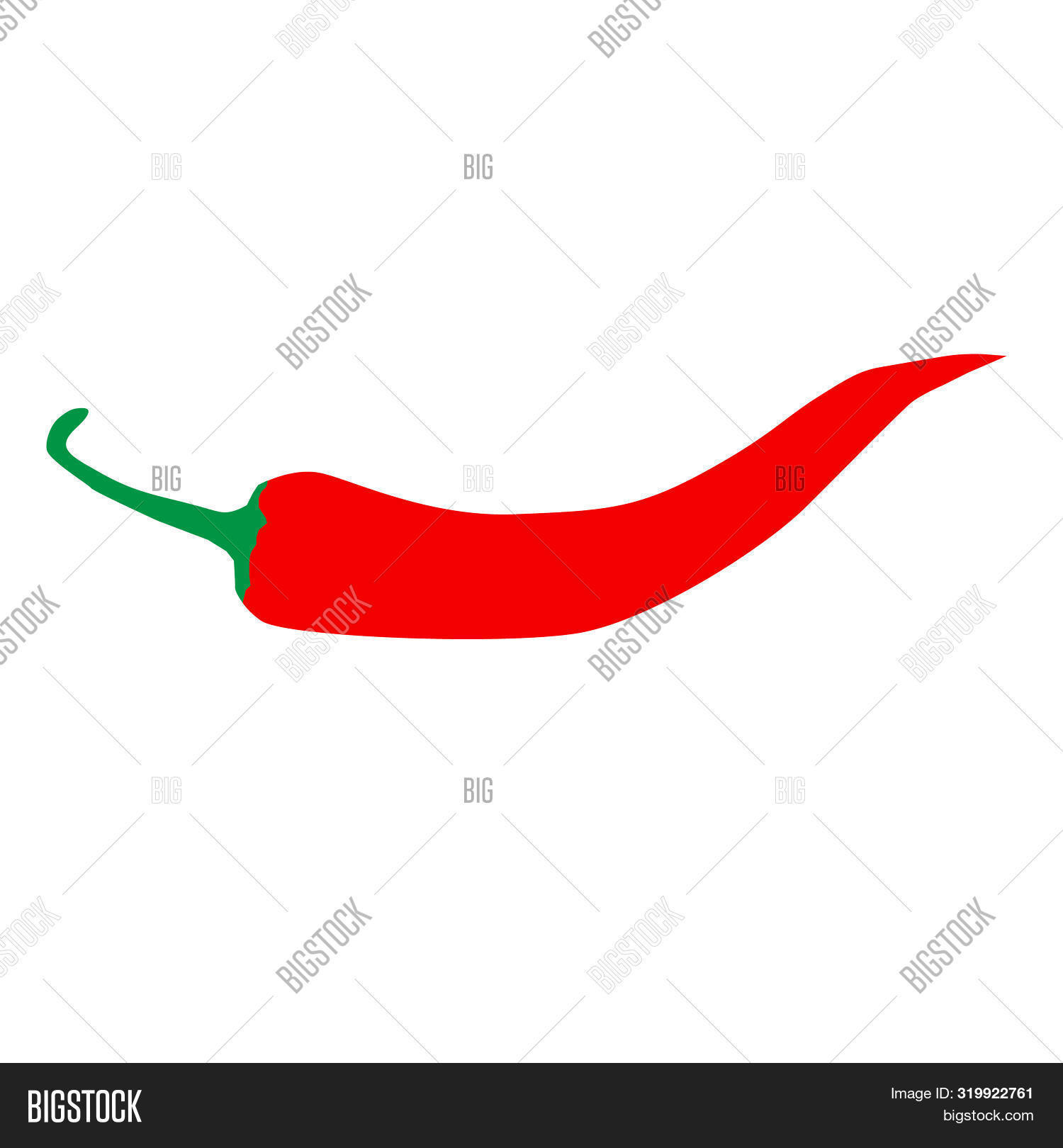 Chili Pepper Icon On Image & Photo (Free Trial) | Bigstock