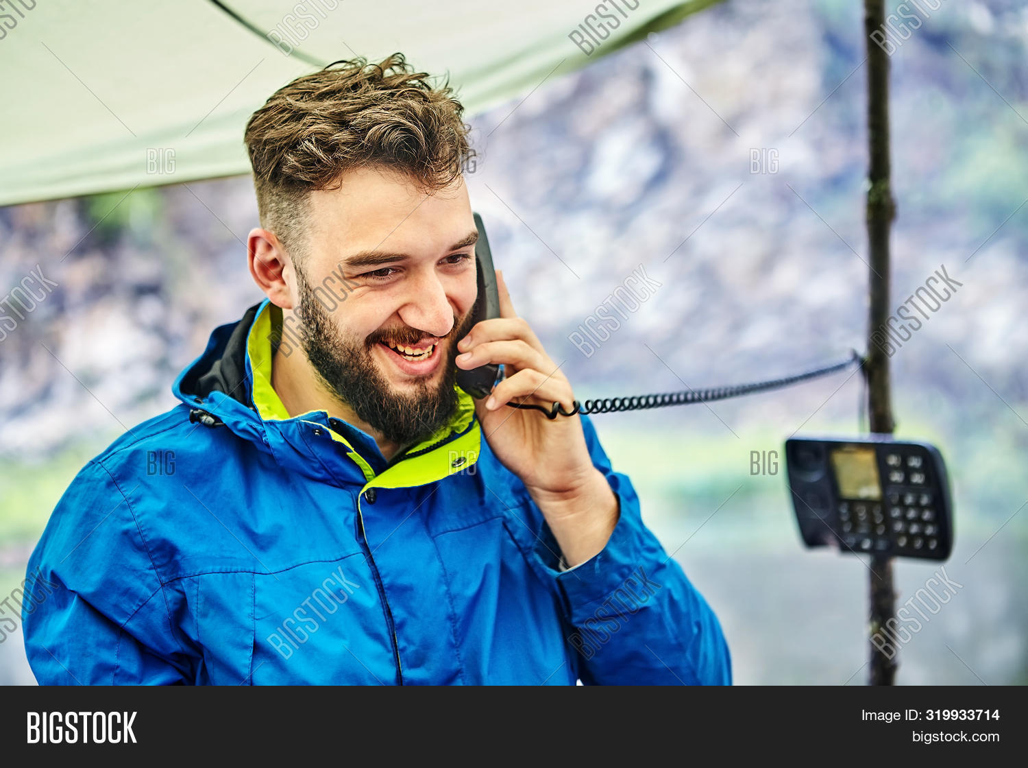 One Man Uses Wired Image & Photo (Free Trial) | Bigstock