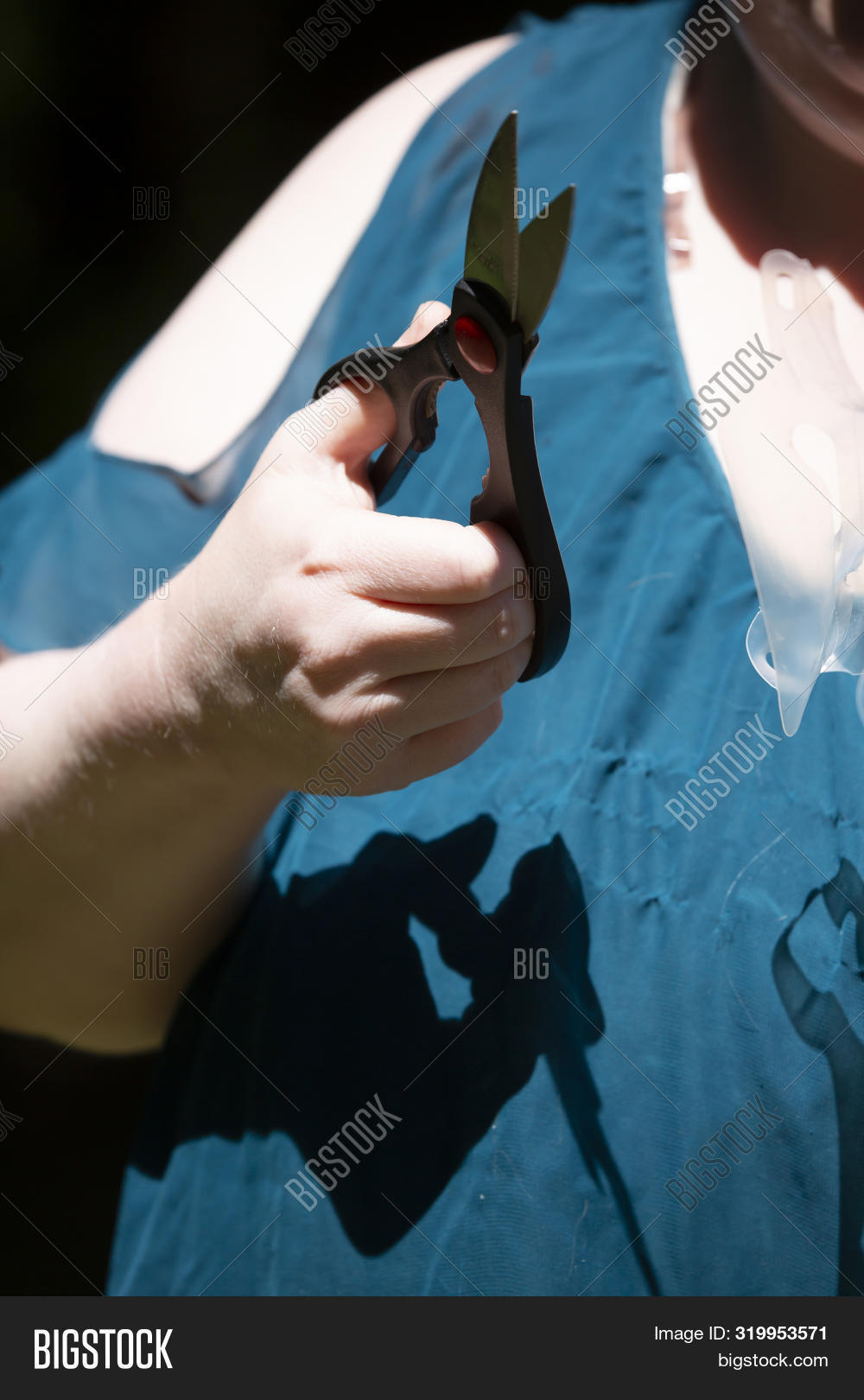 Woman Cutting Plastic Image & Photo (Free Trial) | Bigstock