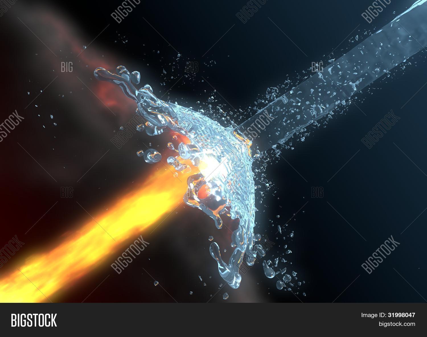 Fire Vs. Water Image & Photo (Free Trial) | Bigstock