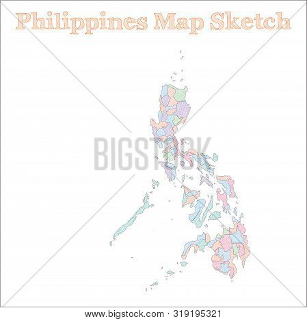 Philippines Map. Hand Vector & Photo (Free Trial) | Bigstock