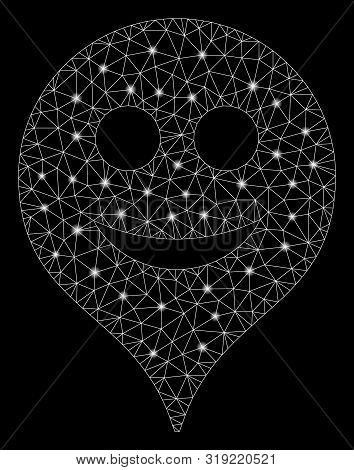 Bright Mesh Smile Map Vector & Photo (Free Trial) | Bigstock