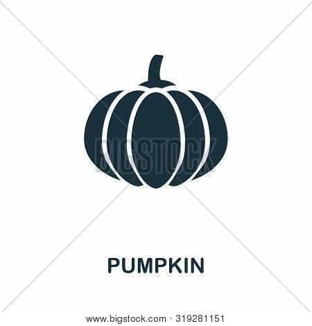 Pumpkin Vector Icon Vector & Photo (Free Trial) | Bigstock