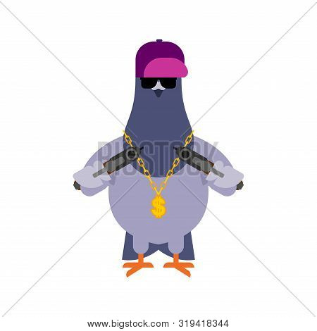 Pigeon Gangster. Cool Vector & Photo (Free Trial) | Bigstock