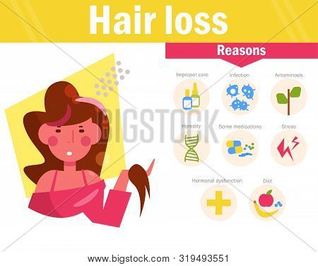 Hair Loss Vector. Vector & Photo (Free Trial) | Bigstock