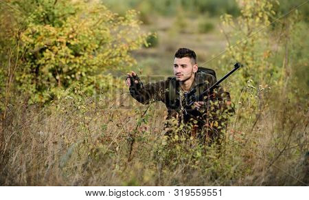 Bearded Serious Hunter Image & Photo (Free Trial) | Bigstock
