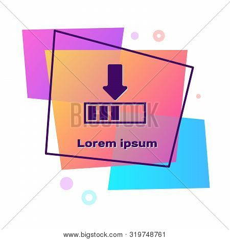 Purple Loading Icon Vector & Photo (Free Trial) | Bigstock