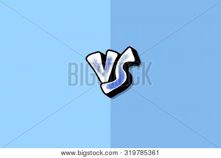 Versus Screen. Vs Image & Photo (Free Trial) | Bigstock