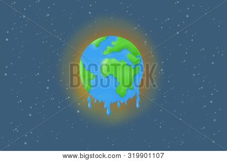 Earth Drawing Global Image & Photo (Free Trial) | Bigstock