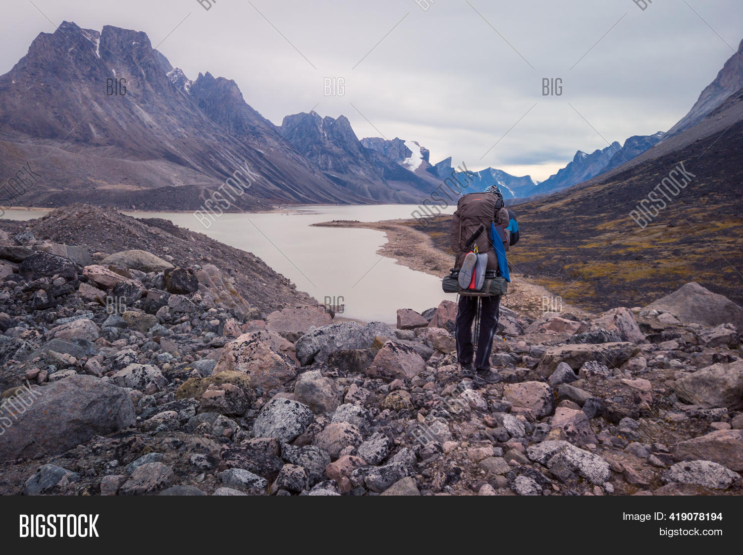 Hiker Heavy Backpack Image & Photo (Free Trial) | Bigstock