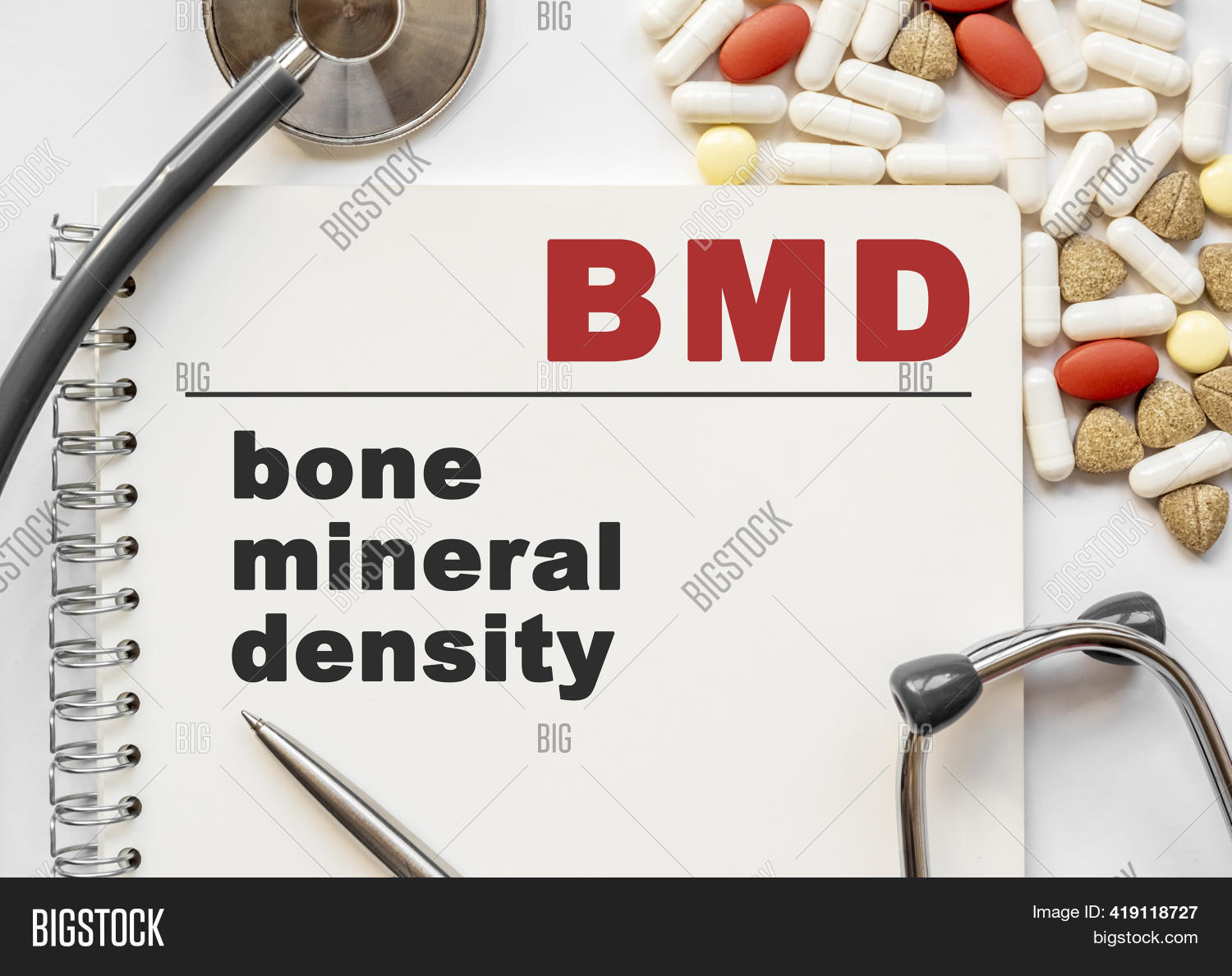 Page Notebook Bmd Bone Image & Photo (Free Trial) | Bigstock