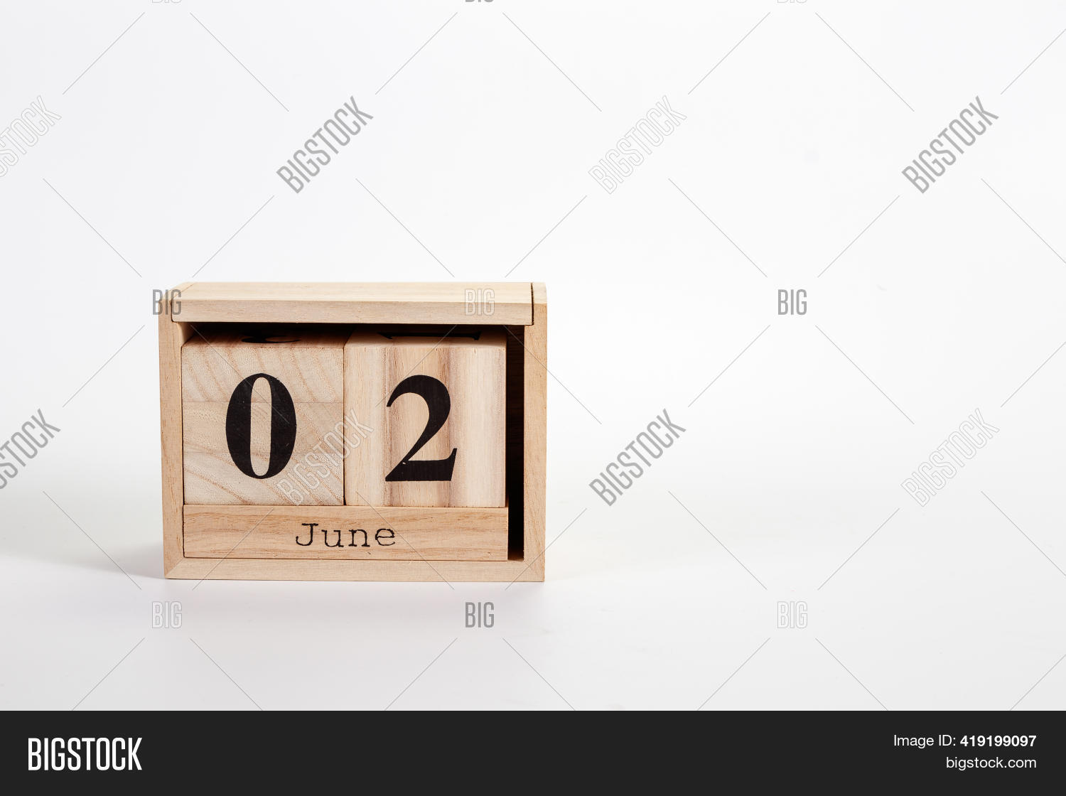Wooden Calendar June Image & Photo (Free Trial) | Bigstock